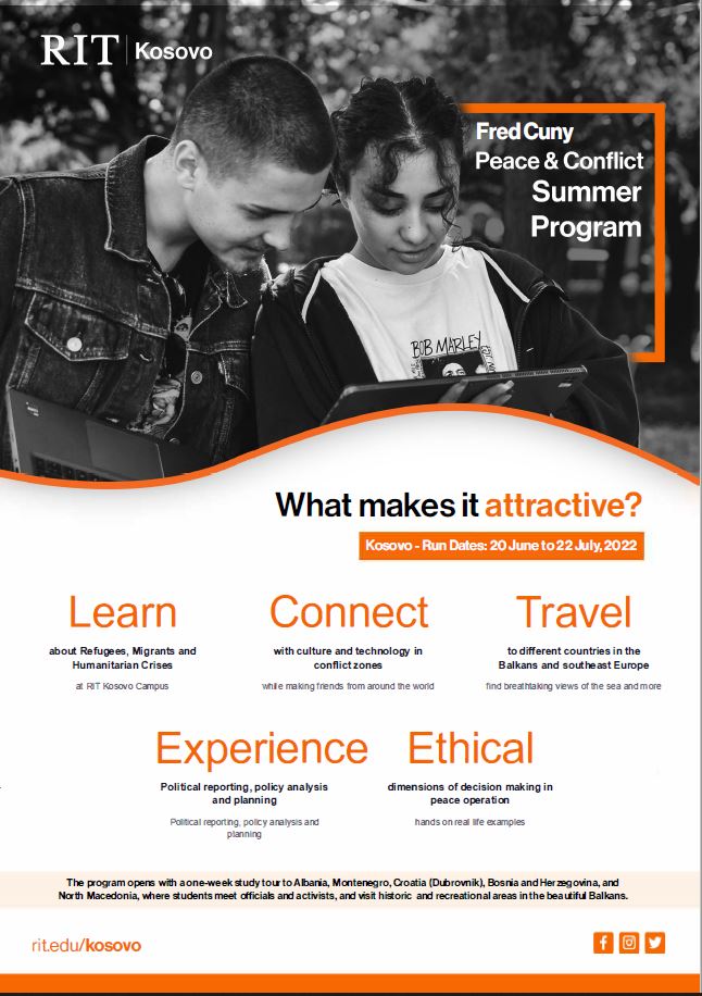 Peace and Conflict Summer Program | RIT Kosovo | RIT